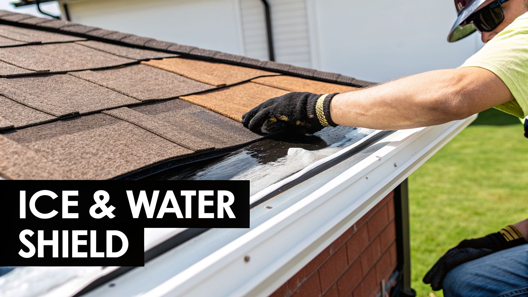 Terrific Ice And Water Shield Installation Pictures